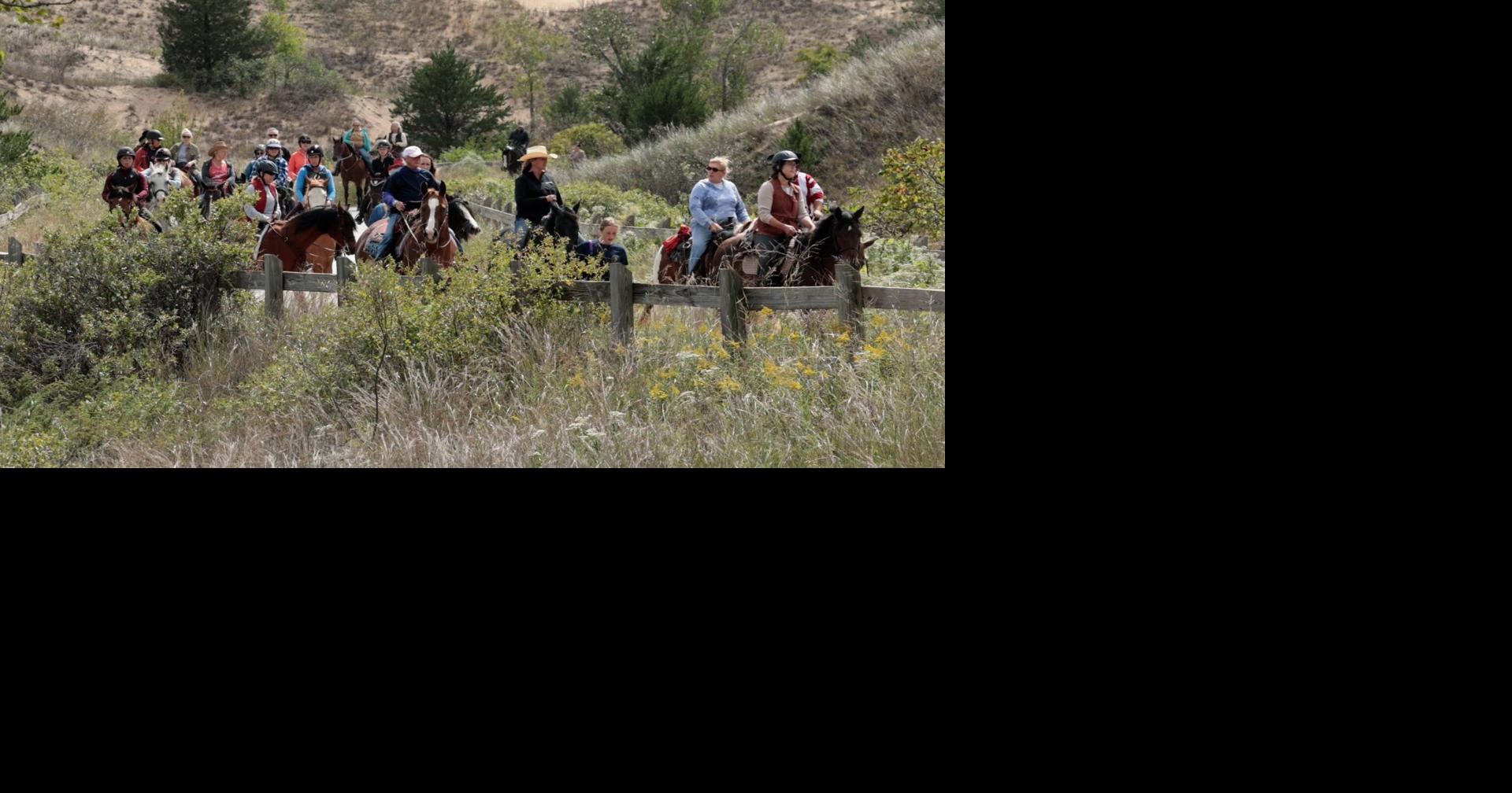 Horseback riding at West Beach at the Indiana Dunes National Park