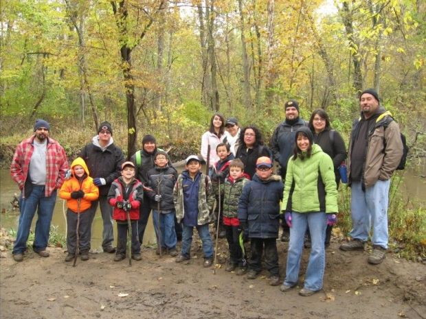 East Side Scouts hike Deep River County Park