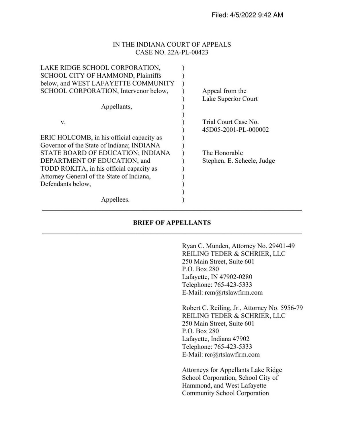 'Appeals on Wheels' brings state court hearing to Northwest Indiana