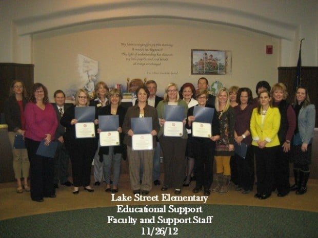 Crown Point School Board recognizes Lake Street Elementary faculty and ...