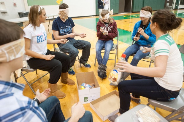 Visually impaired students help others see challenges