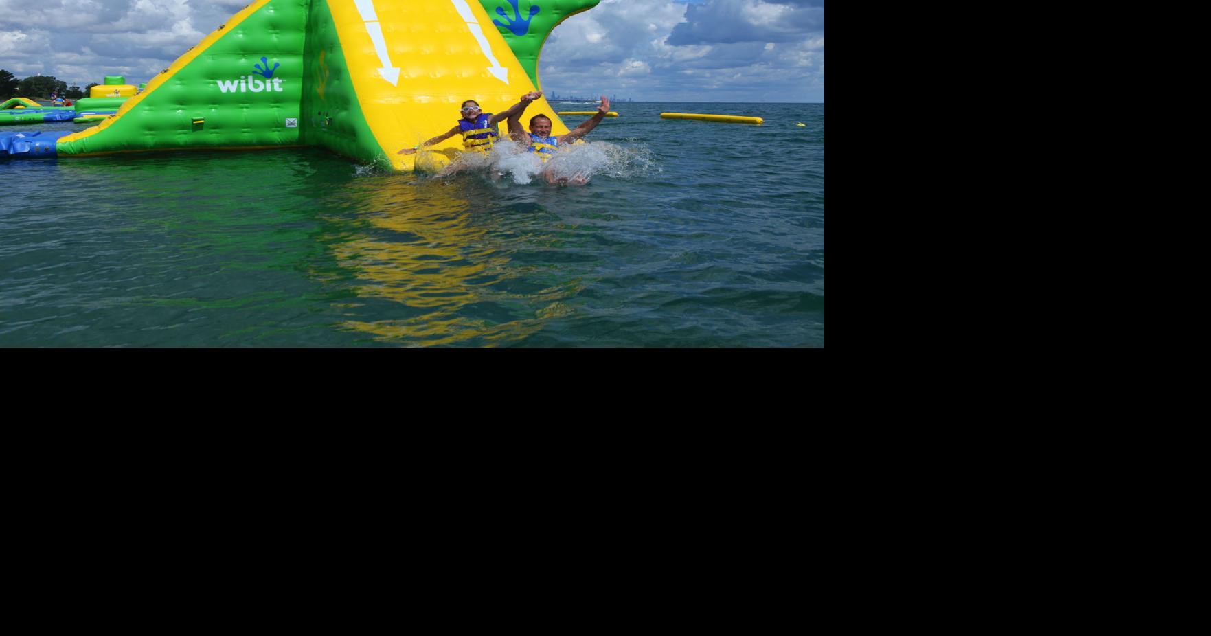 Floating WhoaZone water park to reopen on Lake Michigan