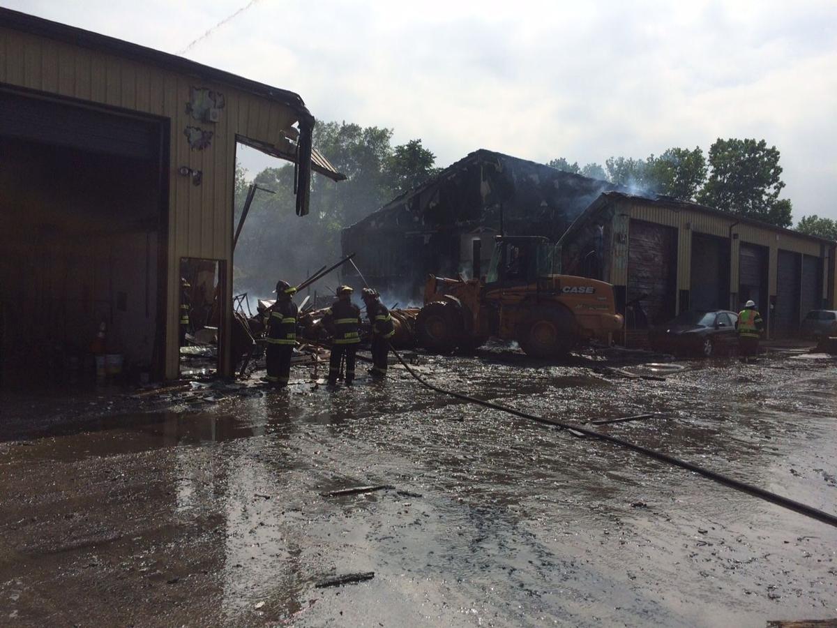 Fire heavily damages building in Griffith industrial park | Lake County ...