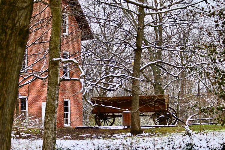 Snowy, serene at Deep River County Park