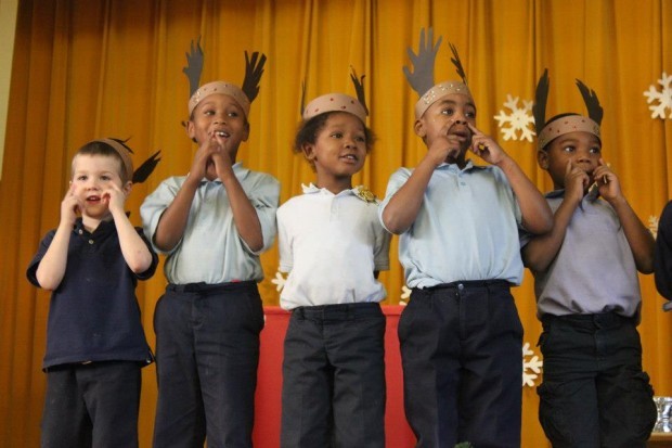 Watson Boys Academy fill the air with Christmas tunes
