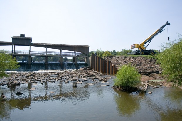 Work on Hobart dam moves forward, Nov. completion targeted