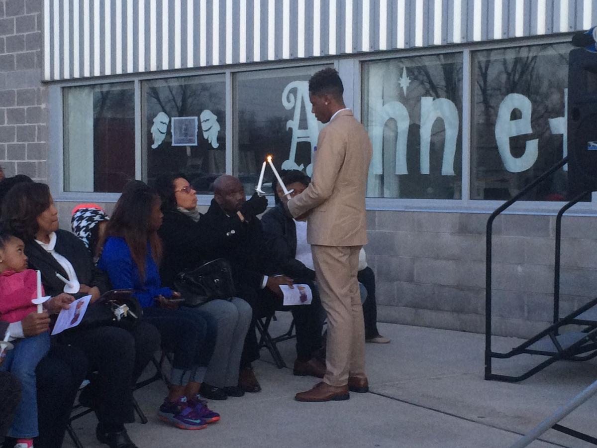 Community gathers for vigil to remember Gary native | Lake County News ...