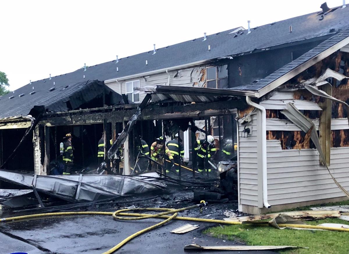 Four families displaced after Crown Point townhouse complex catches ...