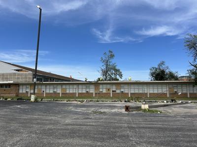 Catholic leaders tour heavily damaged Andrean High School