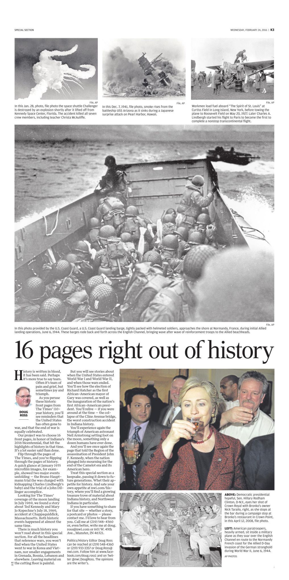 Gallery: Historic Times: A look back at The Times' historic front pages ...