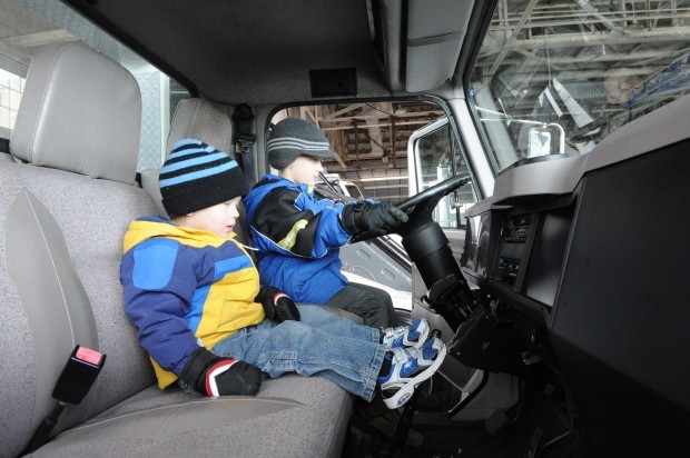 Touch a Truck event lets kids get up close to big vehicles