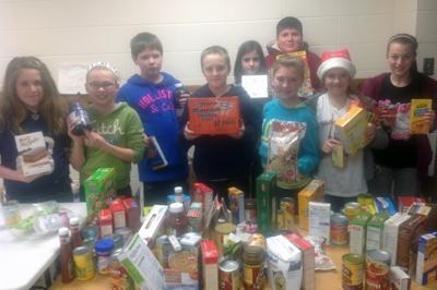 Joan Martin Elementary School has annual food drive