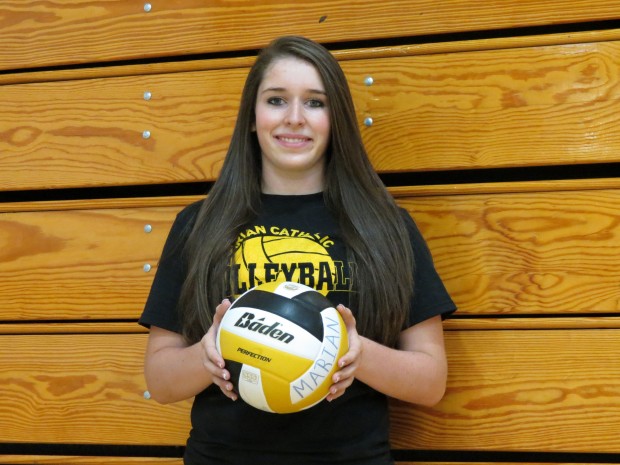 Colleen Rynne sets tone for Marian Catholic volleyball team