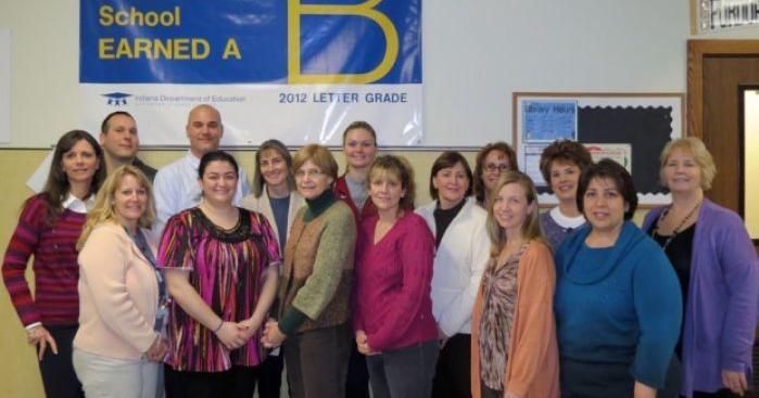 Whiting Middle School is a top gainer