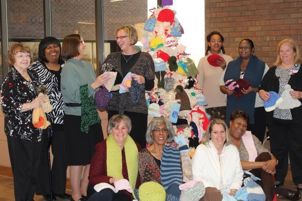 Knit one, pearl two, donate three