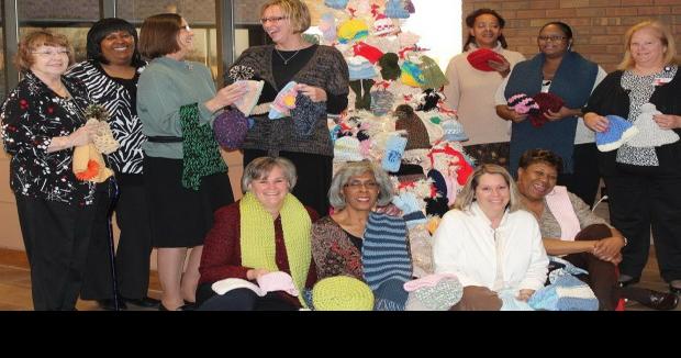 Knit one, pearl two, donate three