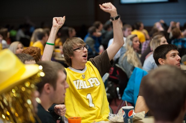 Crusader fans cheer on team