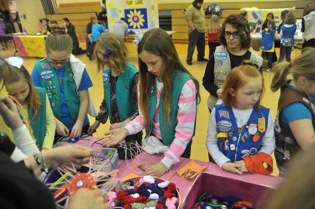 Girl Scouts gather in sisterhood