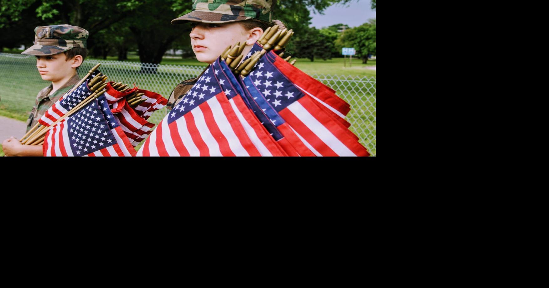 Young Marines focusing on character development