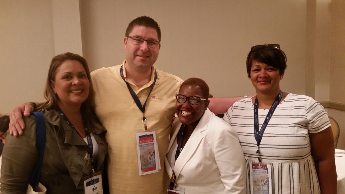 Controversial union official arrives at DNC