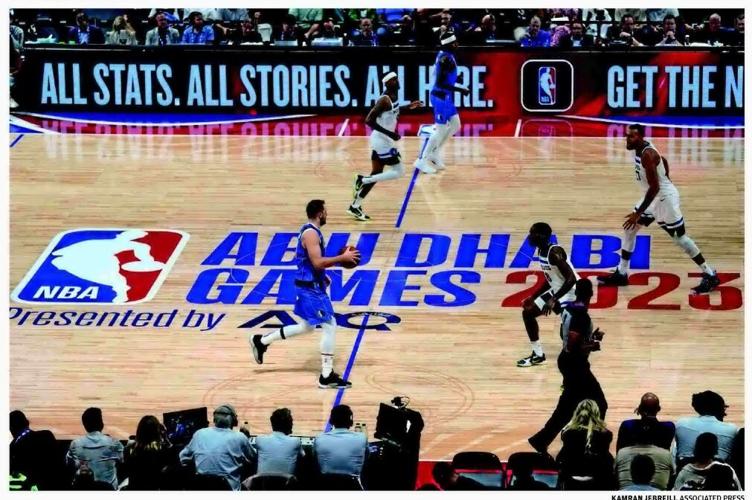 T-wolves sweep 2-game set against Mavs in Abu Dhabi