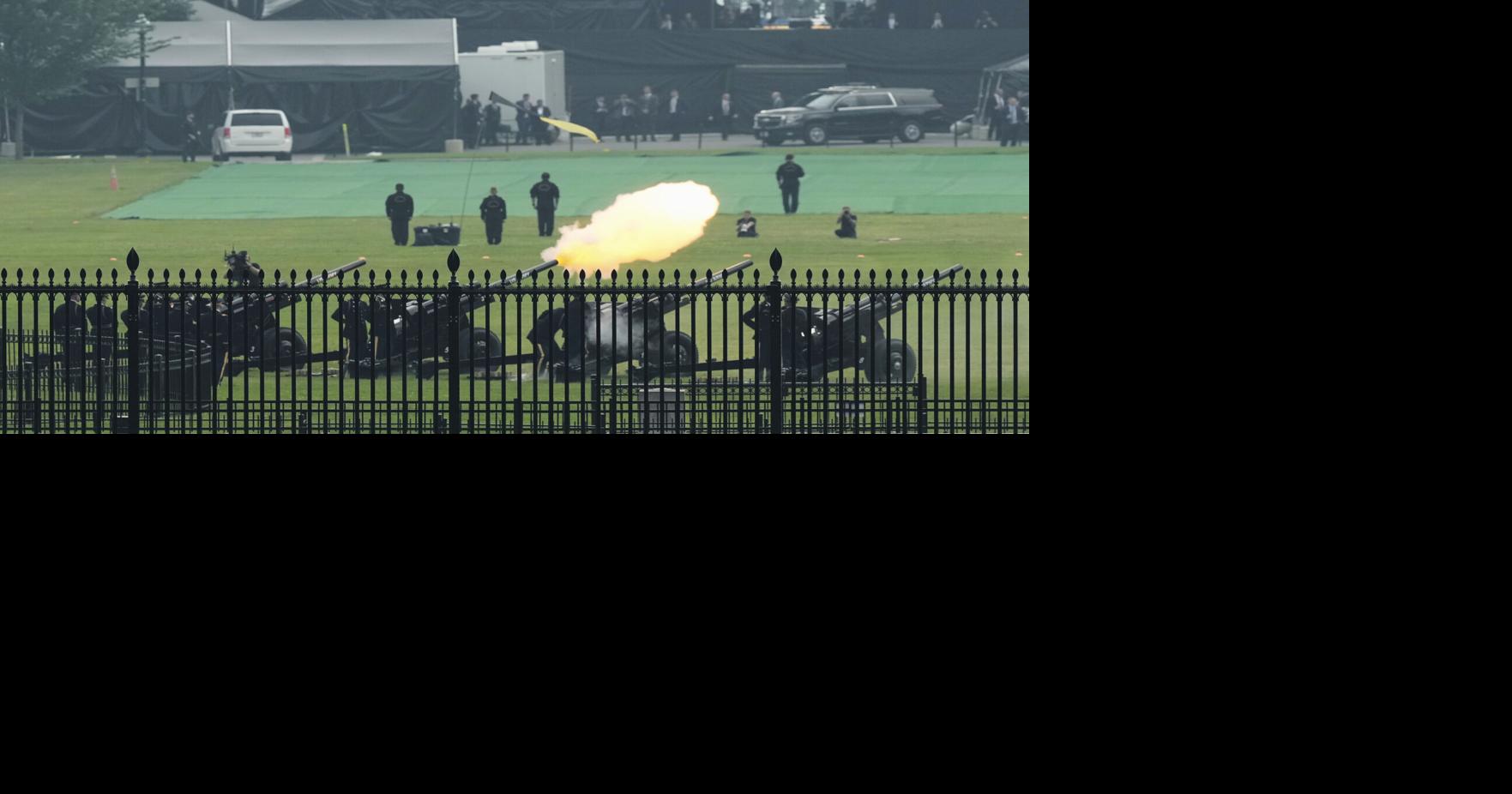 Photos: Military parade barrels through nation's capital with tanks ...