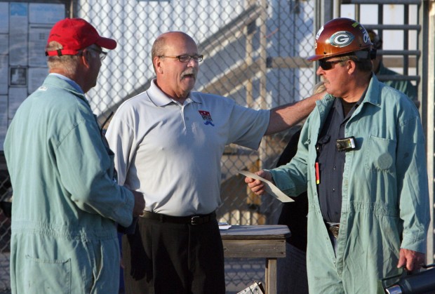 Gregg greets BP construction crews