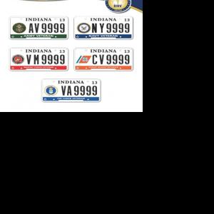 Indiana veteran license plates redesigned