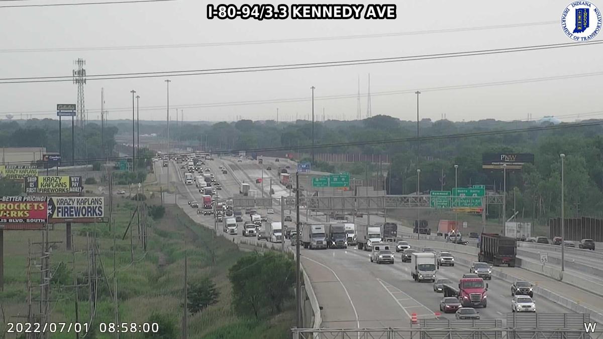 Crash shuts down lanes along local stretch of I-94, state says