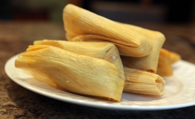 Celebrating the holiday season with homemade tamales