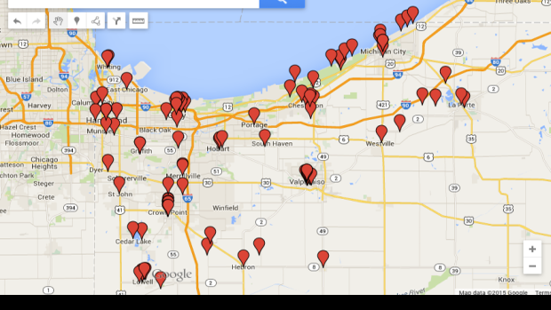 Map: Historic landmarks in Northwest Indiana | Digital Exclusives ...