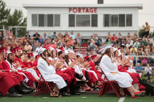 Portage High grads 'go forth with positivity'