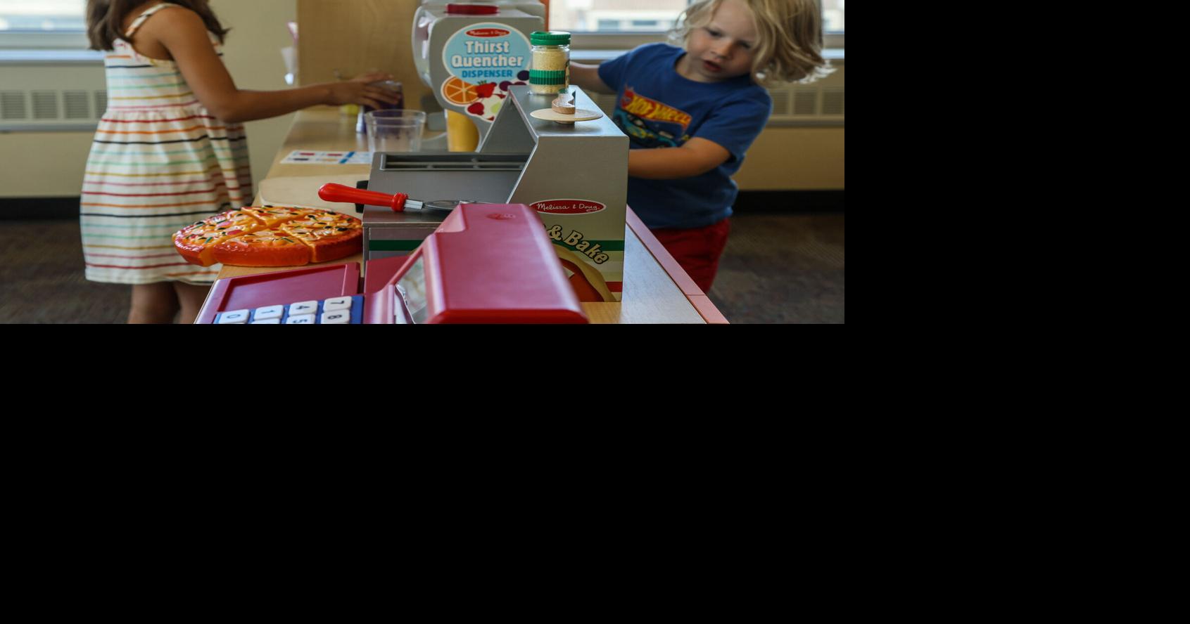 Crown Point library reopens interactive play area