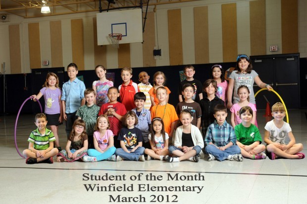 Winfield Elementary School March 2012 Students of the Month honored for ...