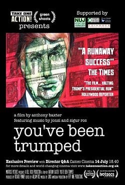 'You've Been Trumped' Film Documentary Poster