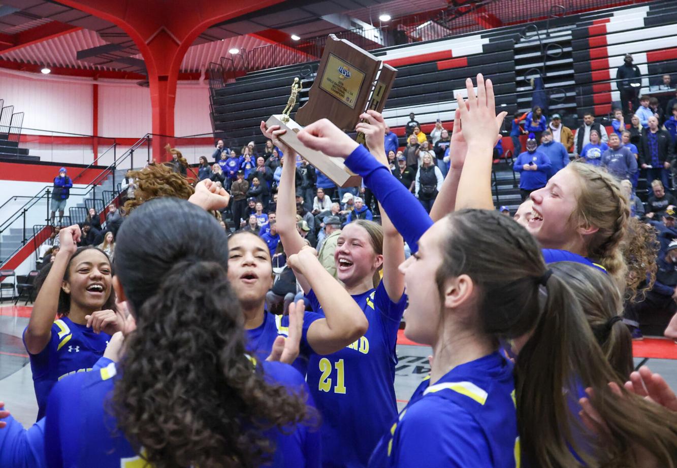 PHOTOS: Highland and Griffith face off in a girls basketball sectional ...