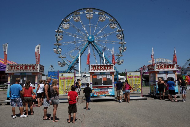 Midway at the Porter Co. Fair means fun for family
