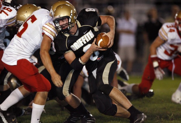 Griffith edges 59er football team in 2 OTs