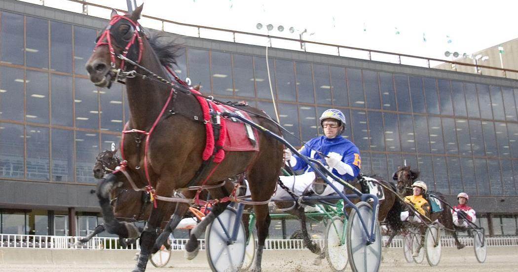 They're off! Balmoral harness horses running at Hawthorne
