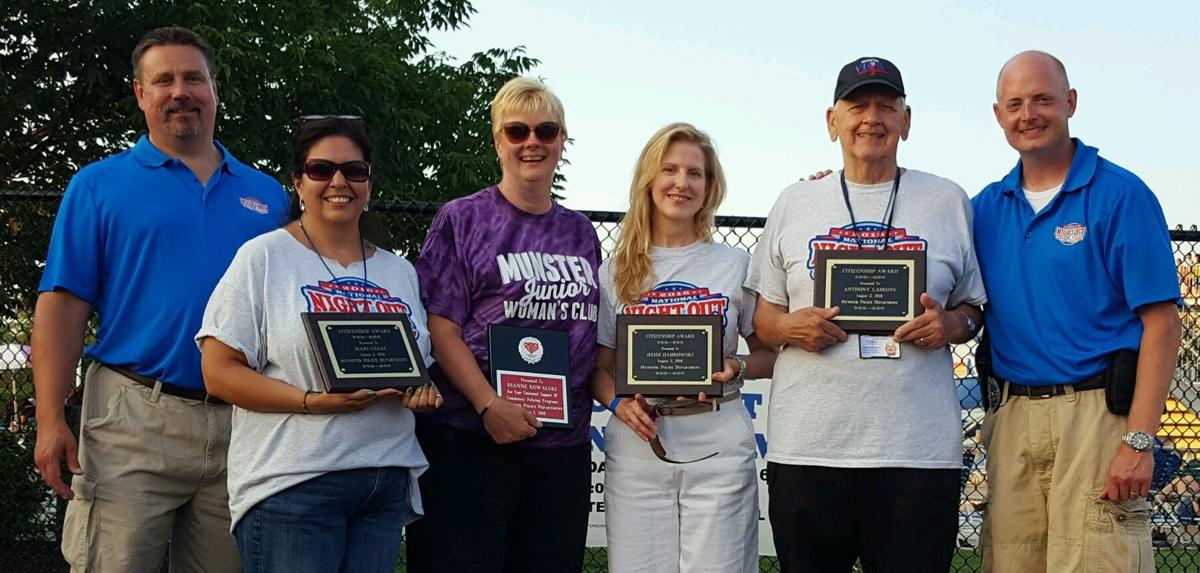 Munster Police Department honors residents for service