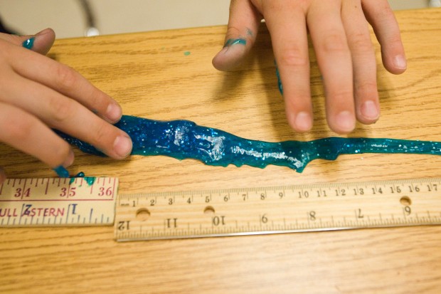 Lowell fourth-graders try their hands at creating flubber