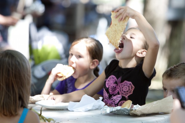 Feasting on fair food: Kids create critters with veggies during ...