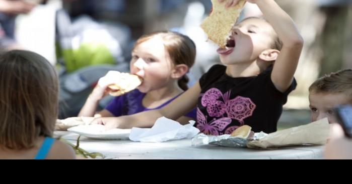 Feasting on fair food: Kids create critters with veggies during ...