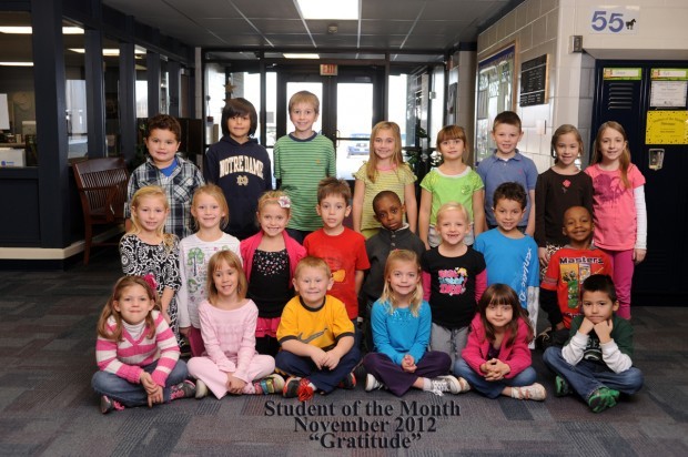 Winfield recognizes students of the month for November