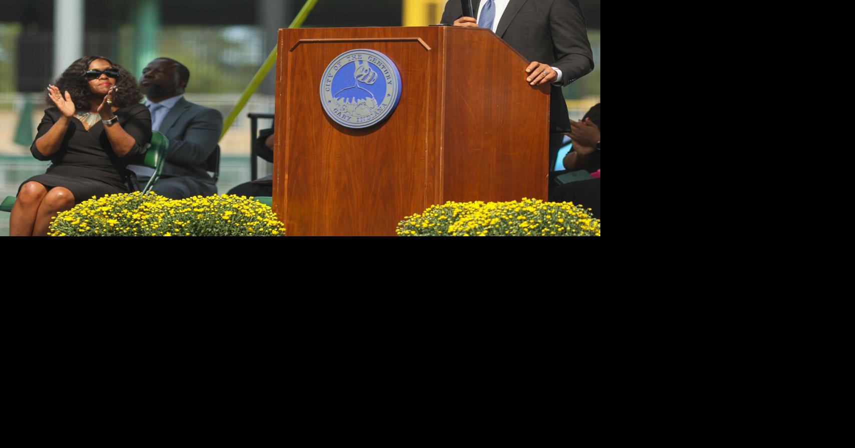 Prince touts progress in Gary