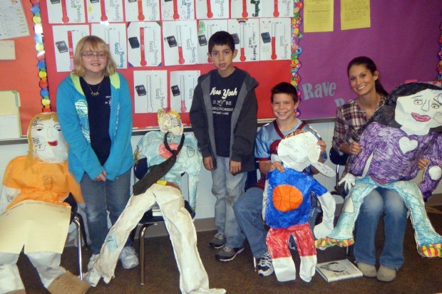 Jane Ball students study novels and create characters