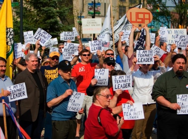 Tea Party rally peaceful, yet 'passionate'