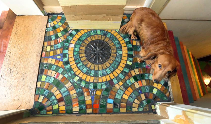 Two artists create one-of-a-kind artwork in Munster house