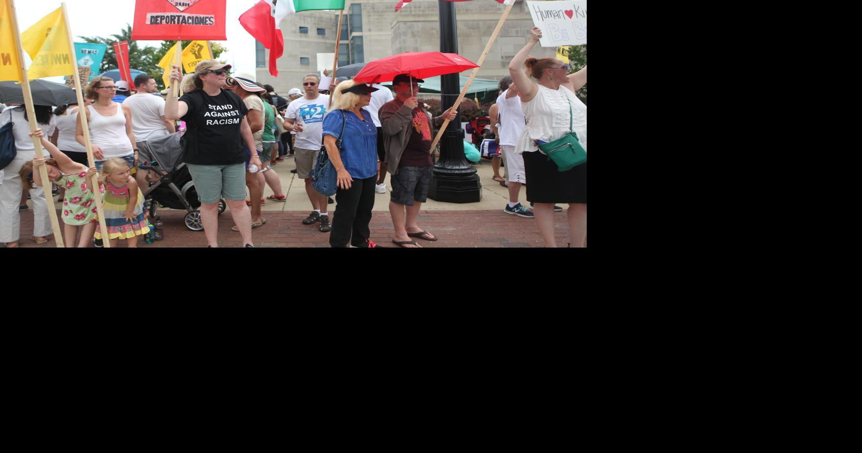 Hundreds turn out for 'Families Belong Together' protest at federal ...