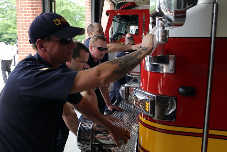 Crown Point holds wetting ceremony for new truck
